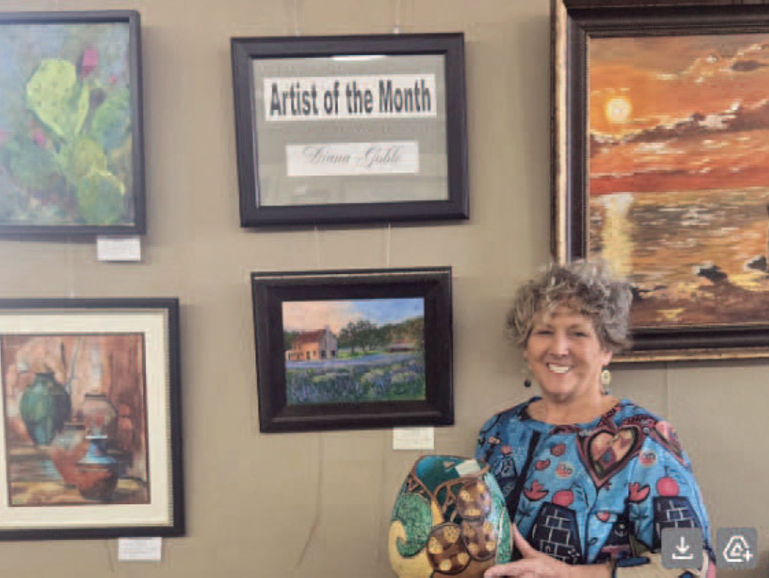 Gallerys spotlighted artist harnesses creative spirit