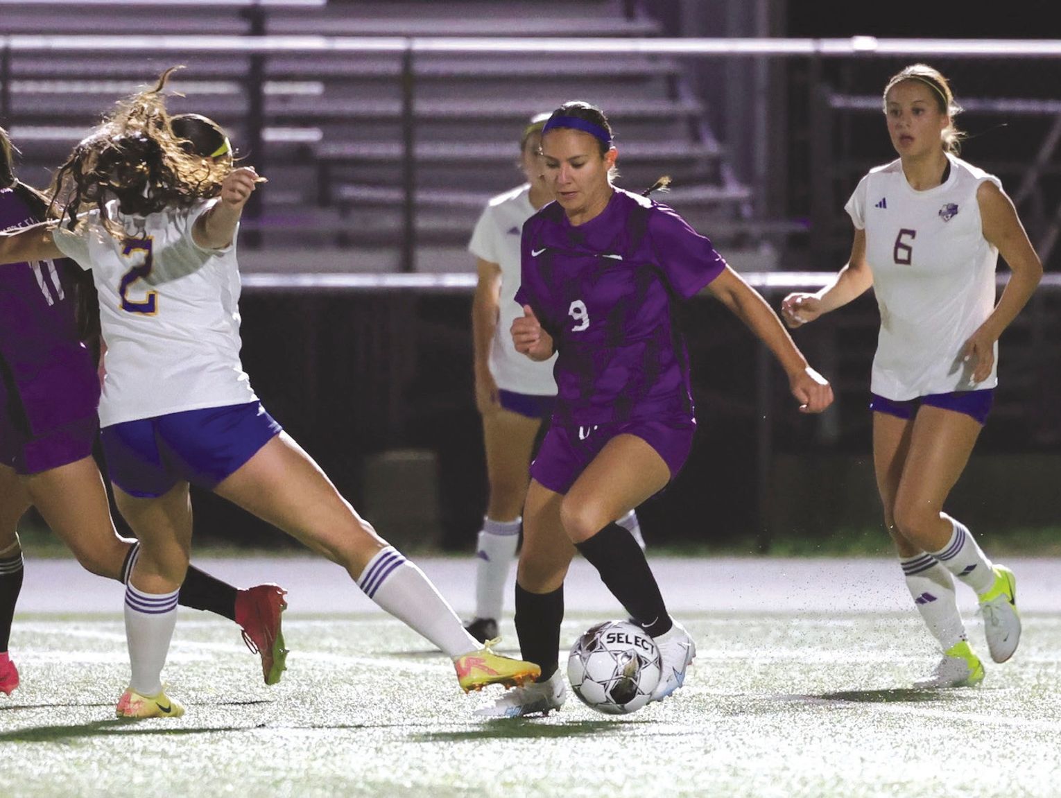 Girls soccer team’s offensive pressure leads to win