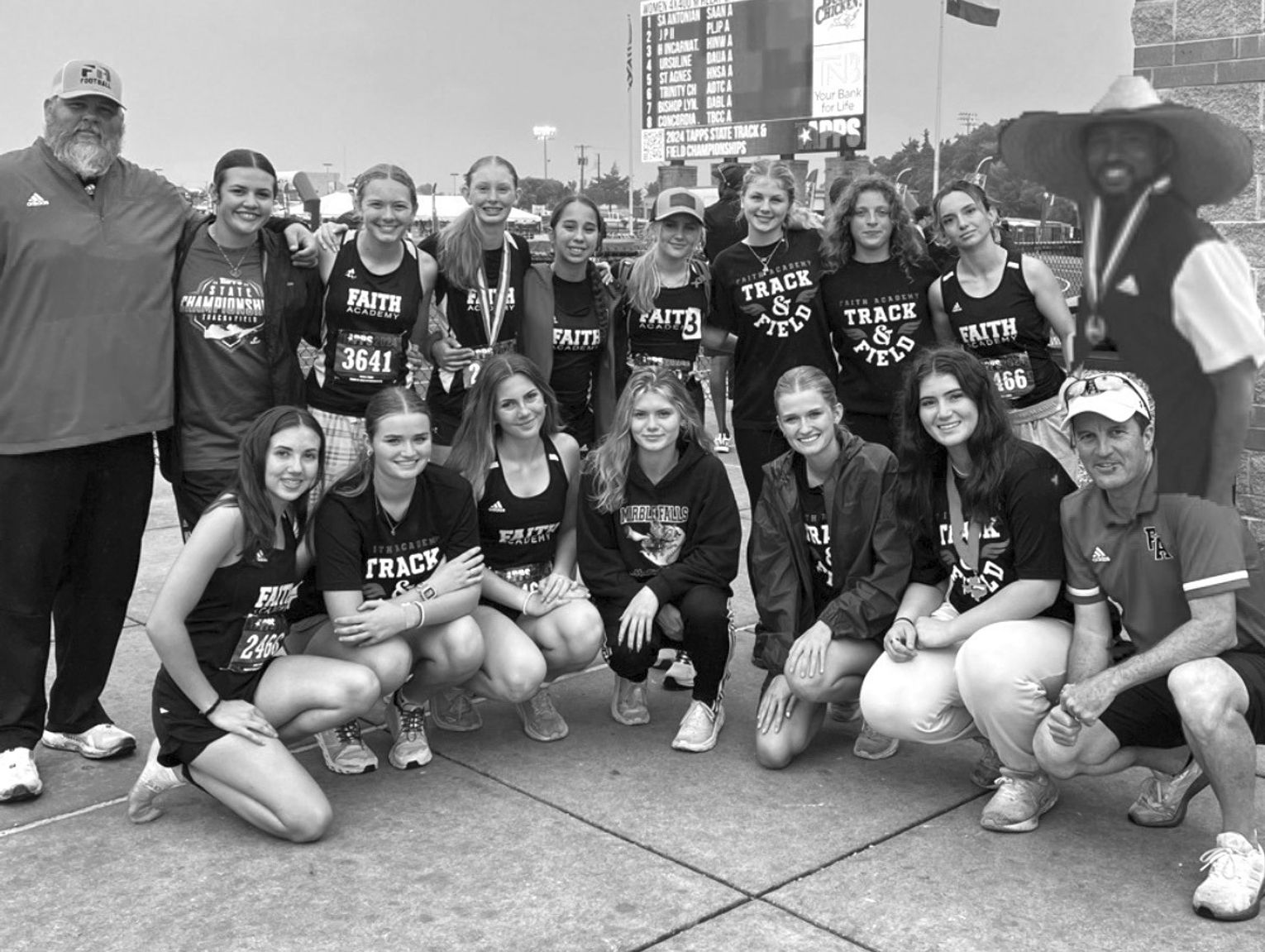 Lady Flames track and field team finish in state’s top 10