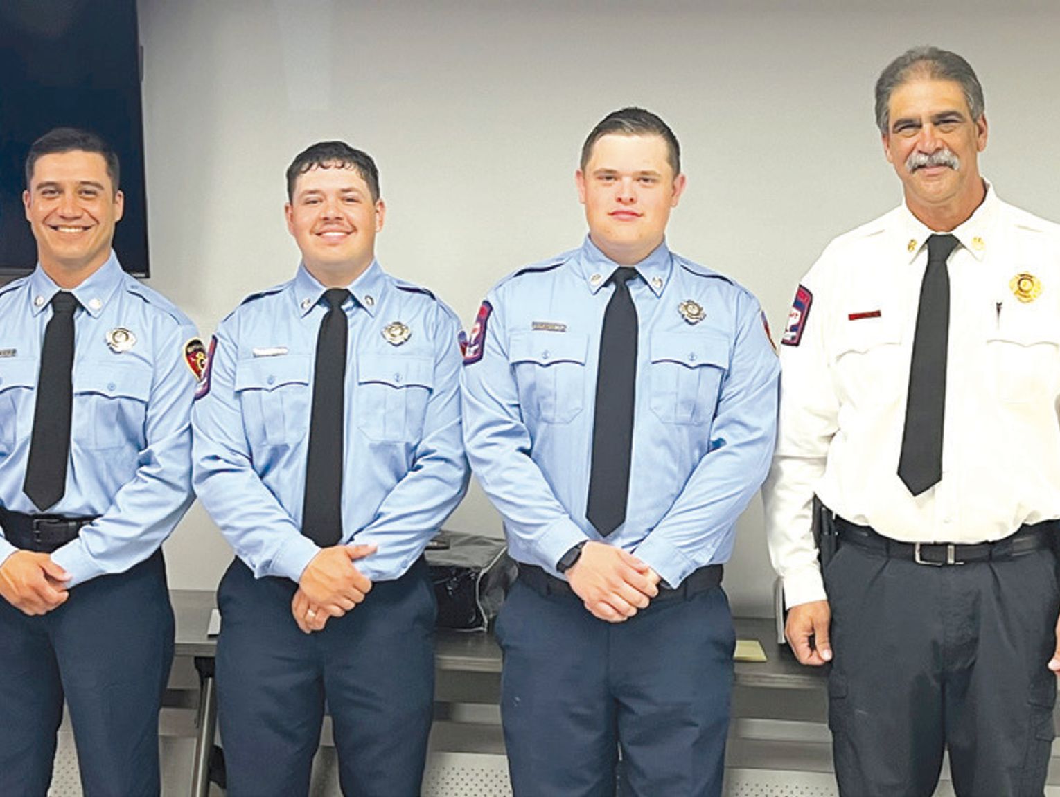 Marble Falls Fire Rescue hosts pinning ceremony